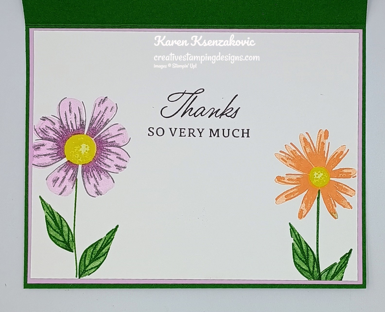 Stampin’ Up! Impressions Abloom | Creative Stamping Designs
