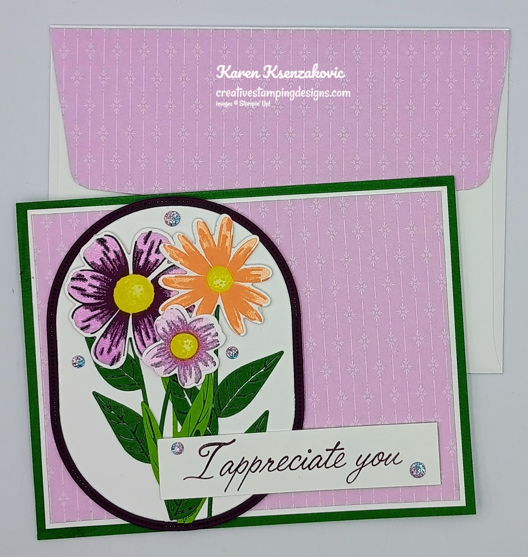 Stampin’ Up! Impressions Abloom | Creative Stamping Designs