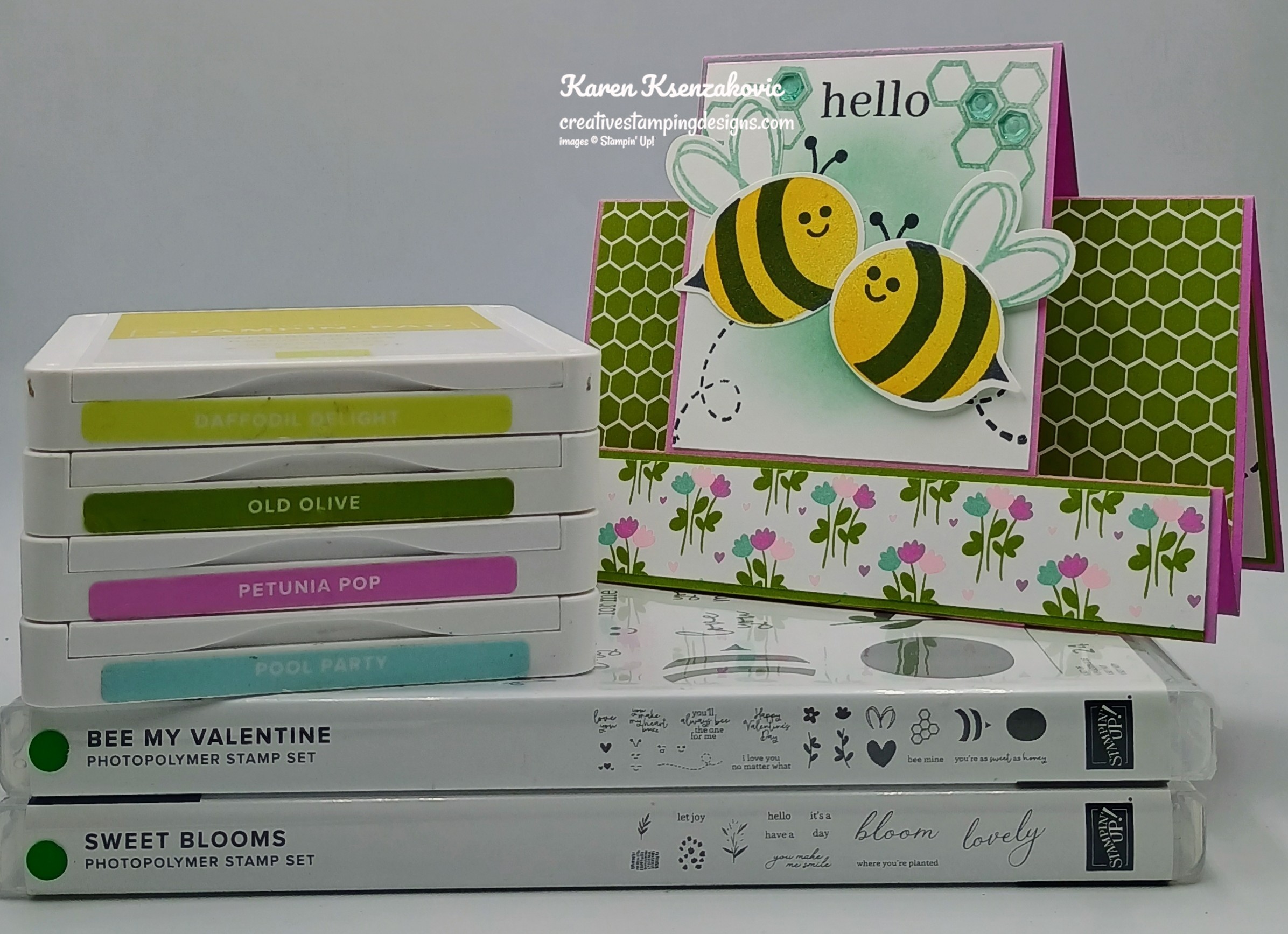 Stampin’ Up! Bee My Valentine for Amy’s Inkin’ Krew Team Blog Hop ...
