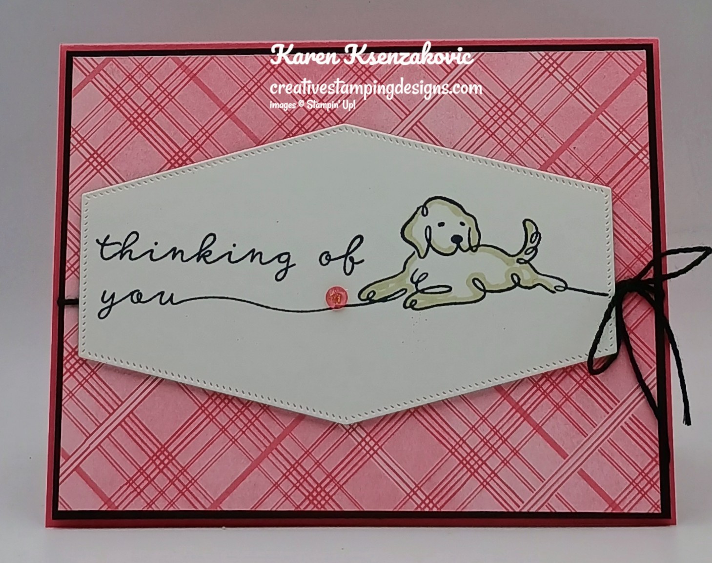 Stampin’ Up! Blooming Phrases Along These Lines | Creative Stamping Designs