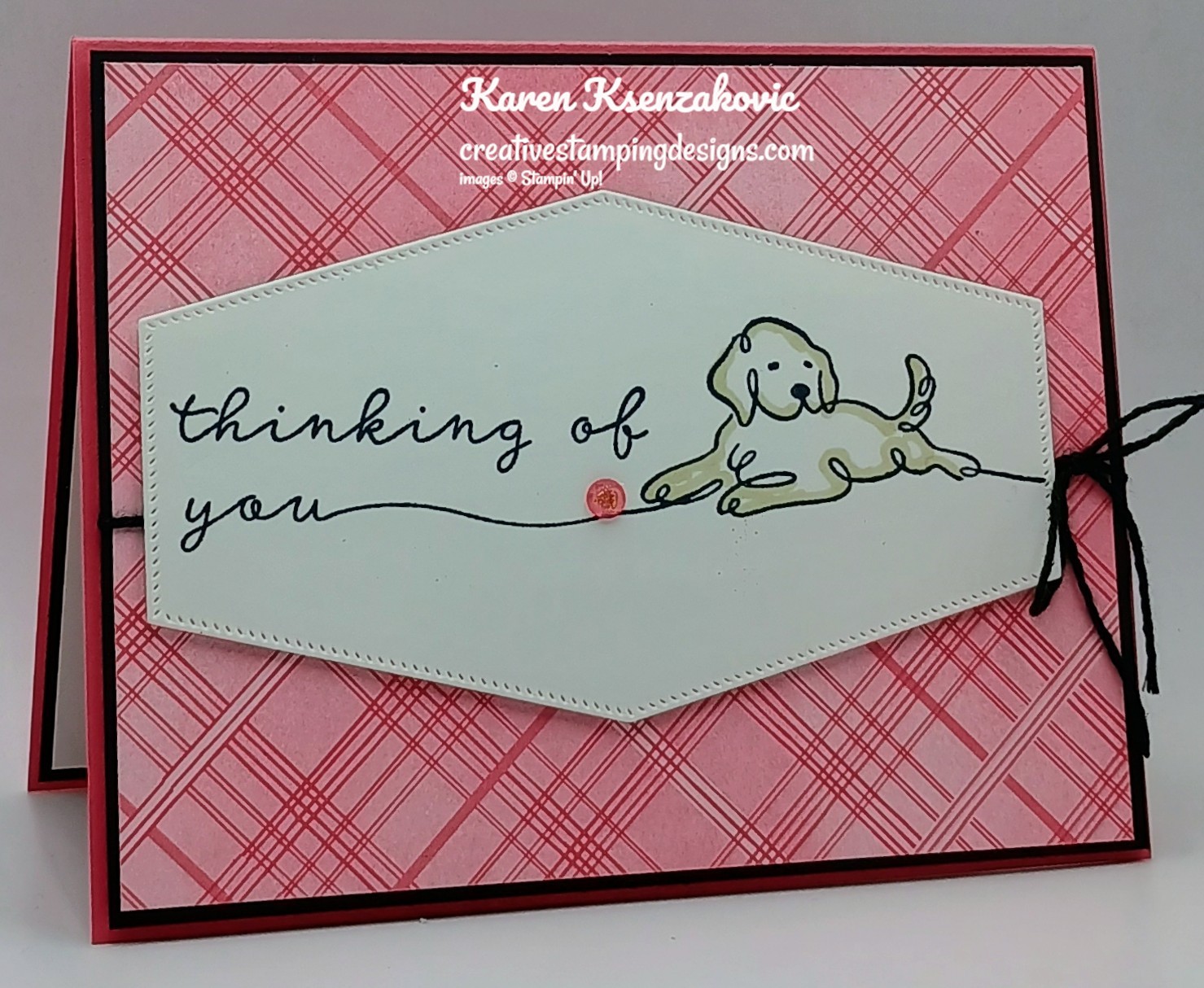 Stampin’ Up! Blooming Phrases Along These Lines | Creative Stamping Designs
