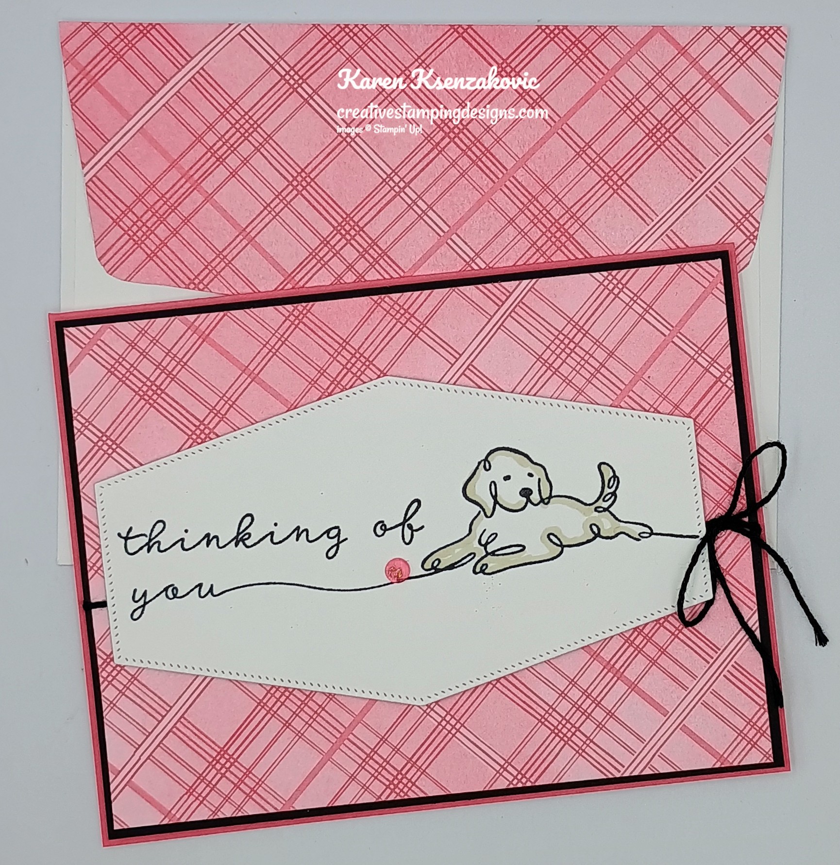 Stampin’ Up! Blooming Phrases Along These Lines | Creative Stamping Designs