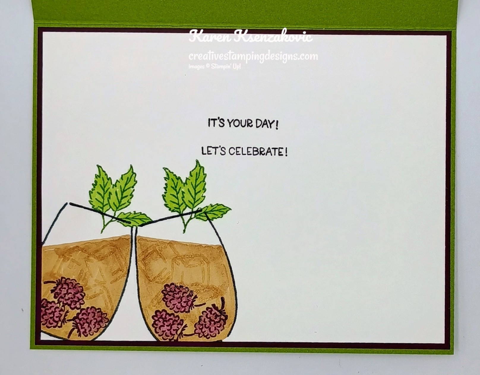 Stampin’ Up! Cheers & Sips Celebration | Creative Stamping Designs