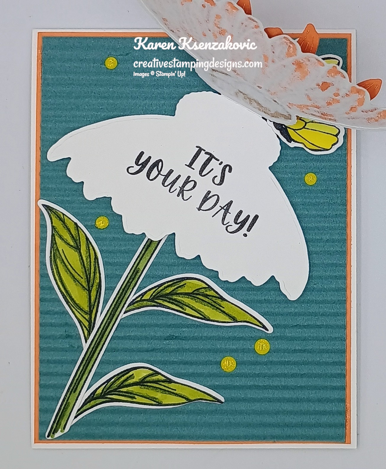 Stampin’ Up! Coneflower Celebrations with Front Flap | Creative ...