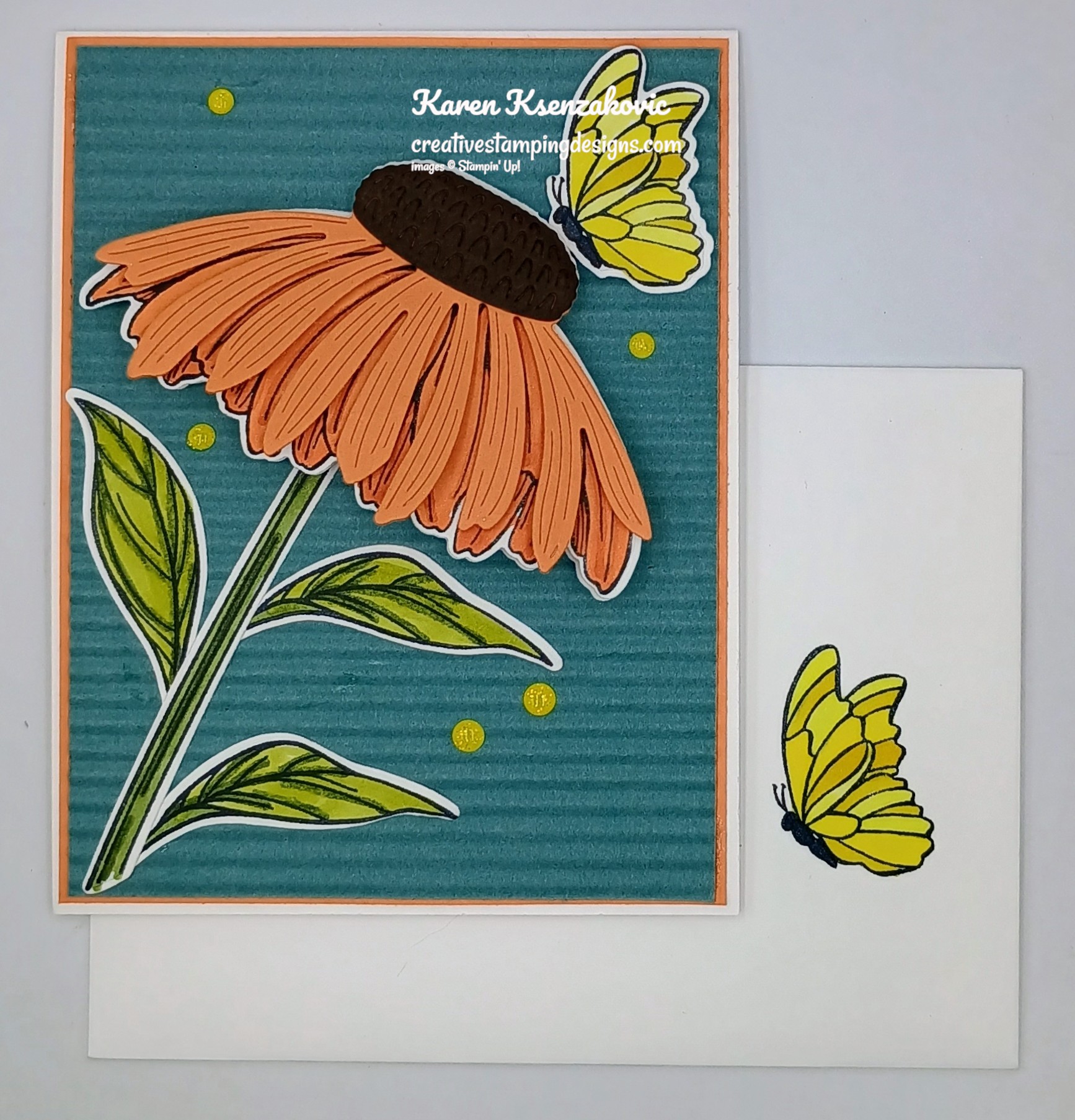 Stampin’ Up! Coneflower Celebrations with Front Flap | Creative ...