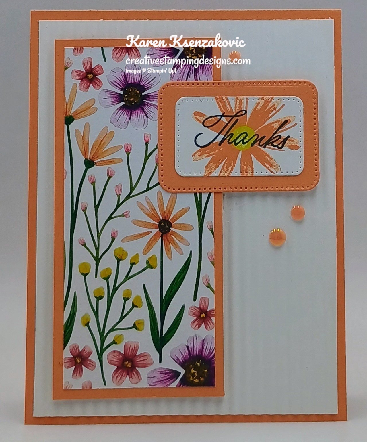 Stampin’ Up! Impressions Abloom | Creative Stamping Designs