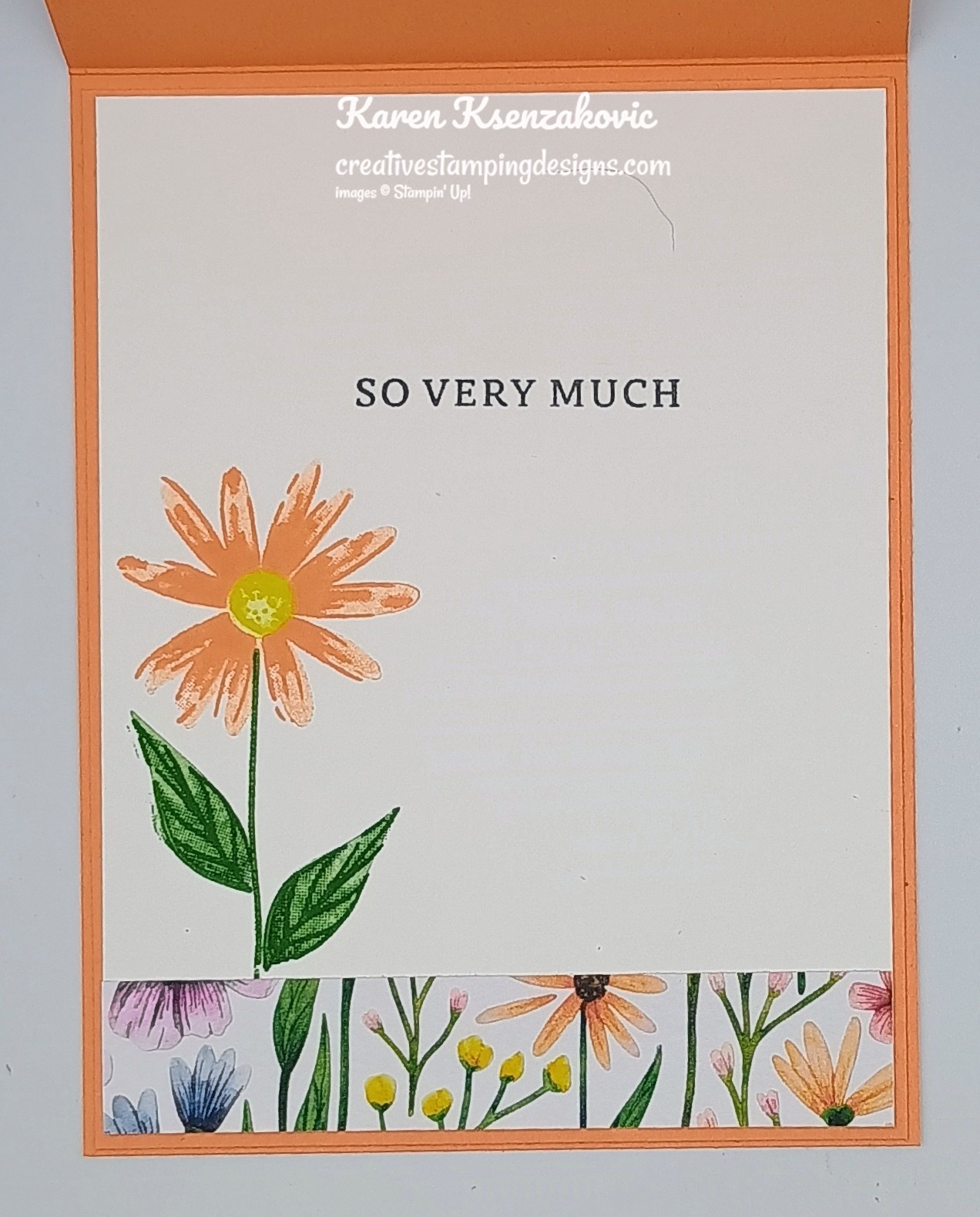 Stampin’ Up! Impressions Abloom | Creative Stamping Designs