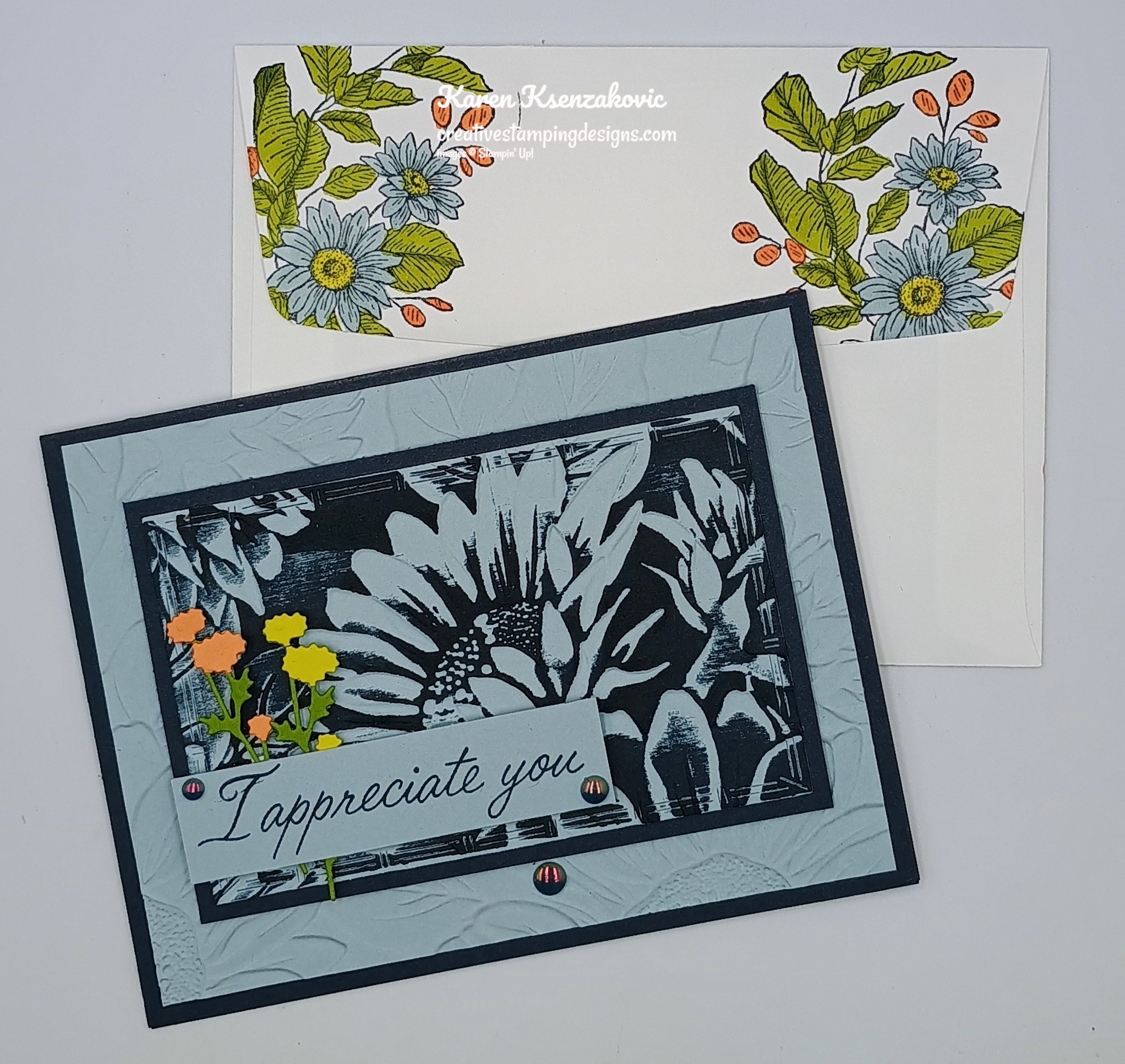 Stampin’ Up! Impressions Abloom for The Happy Inkin’ Thursday Blog Hop ...