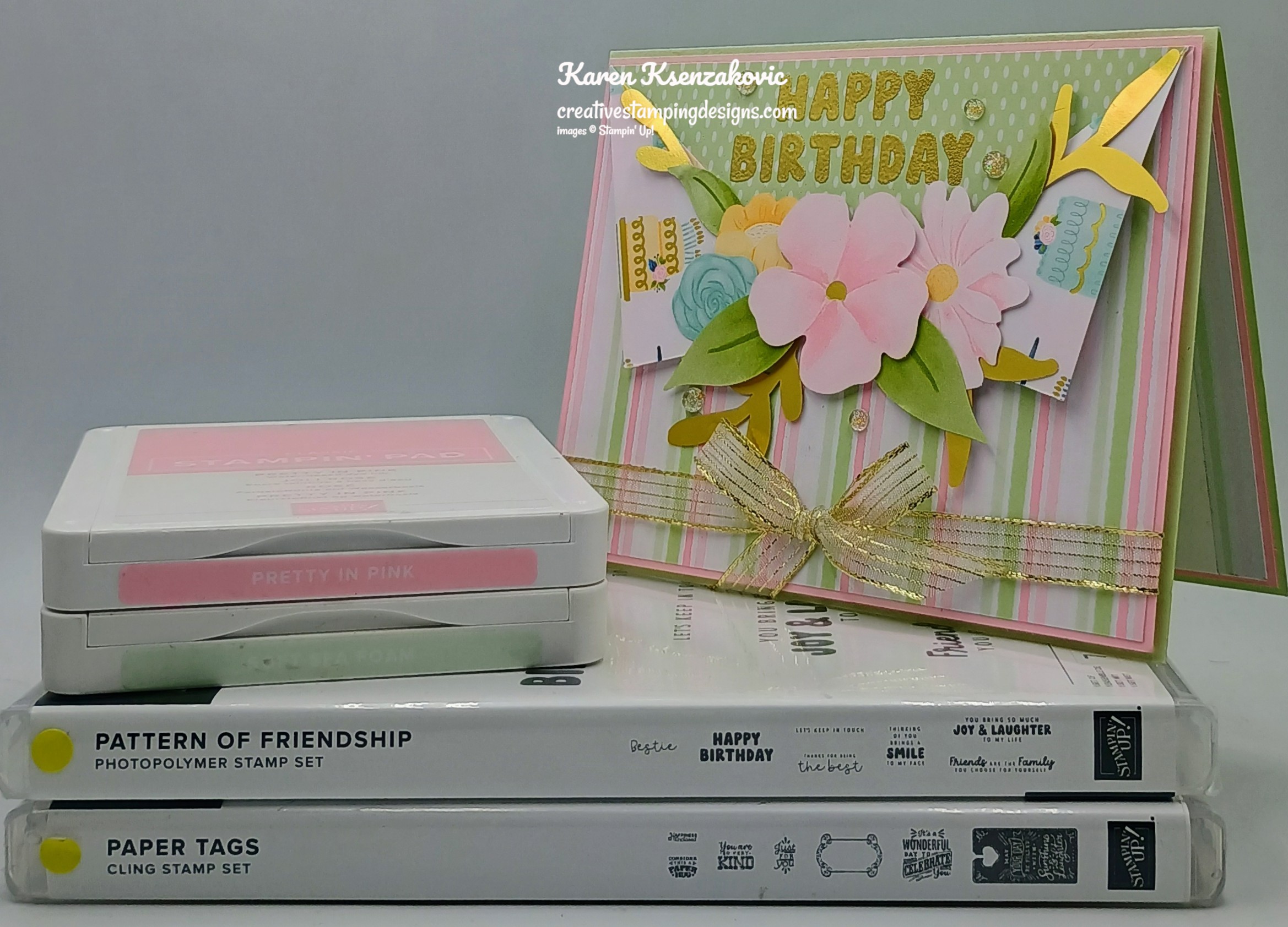 Stampin’ Up! Pattern of Friendship Birthday | Creative Stamping Designs