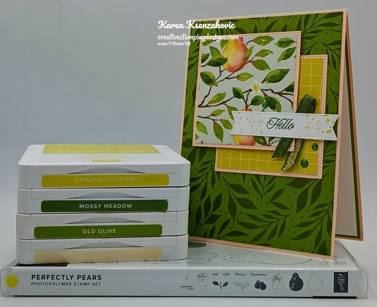Stampin’ Up! Perfectly Pears for The Happy Inkin’ Thursday Blog Hop ...