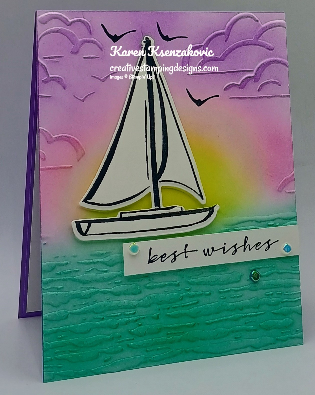 Stampin’ Up! Sunrise Sailing Blended | Creative Stamping Designs