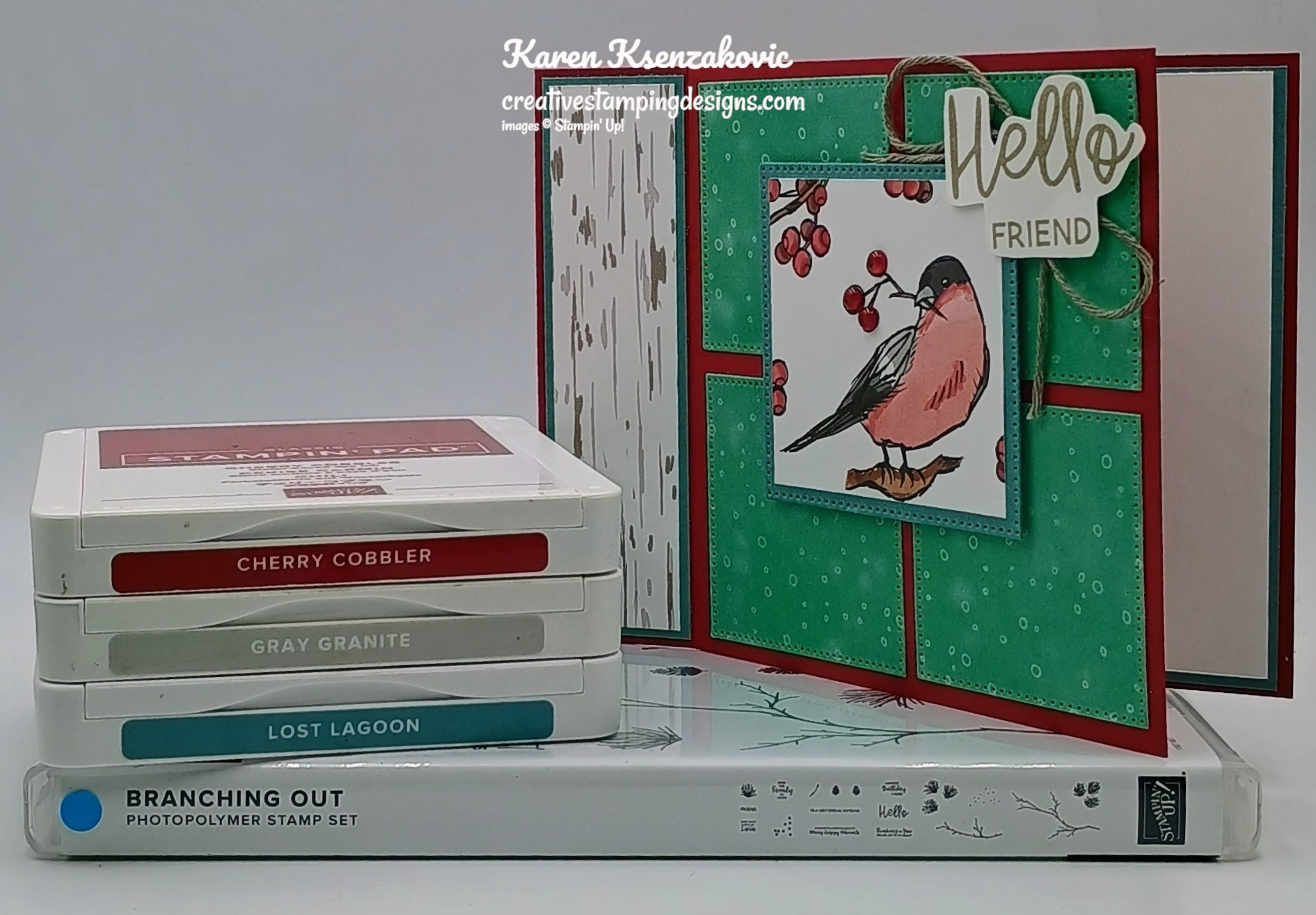 Stampin’ Up! Branching Out Book Fold | Creative Stamping Designs