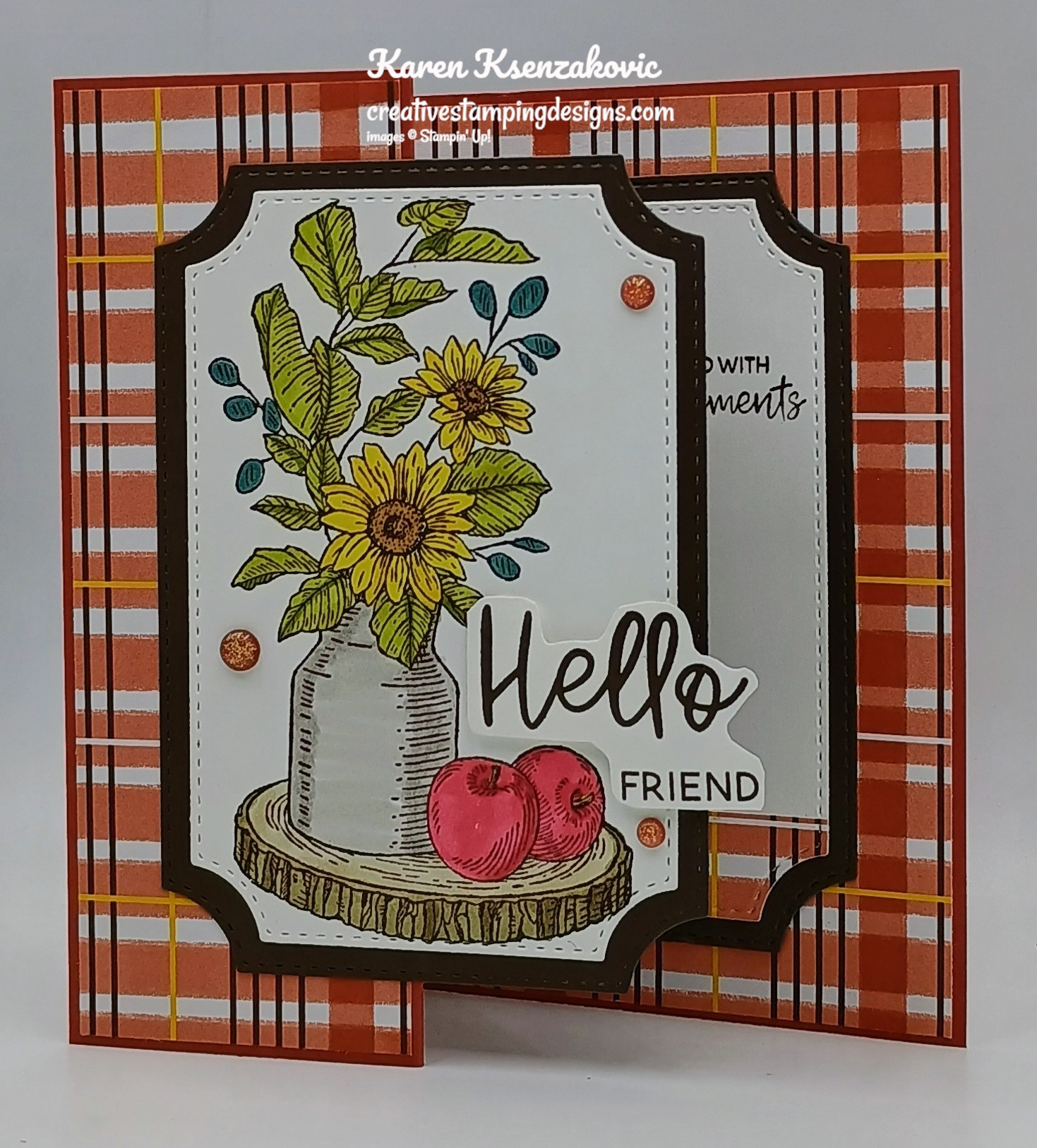 Stampin’ Up! Rustic Centerpiece Branching Out for Fun Fold Friday ...