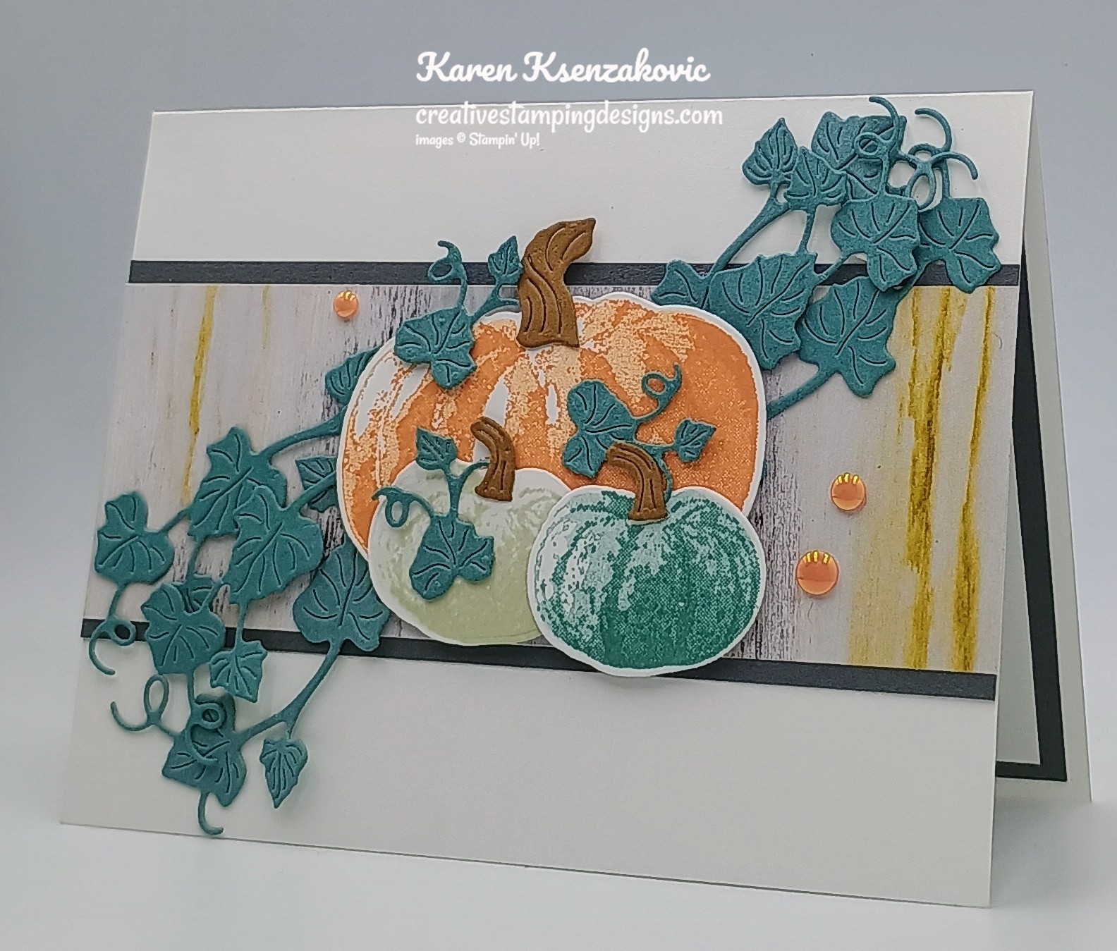 Stampin’ Up! Beautiful Pumpkins for The Happy Inkin’ Thursday Blog Hop ...