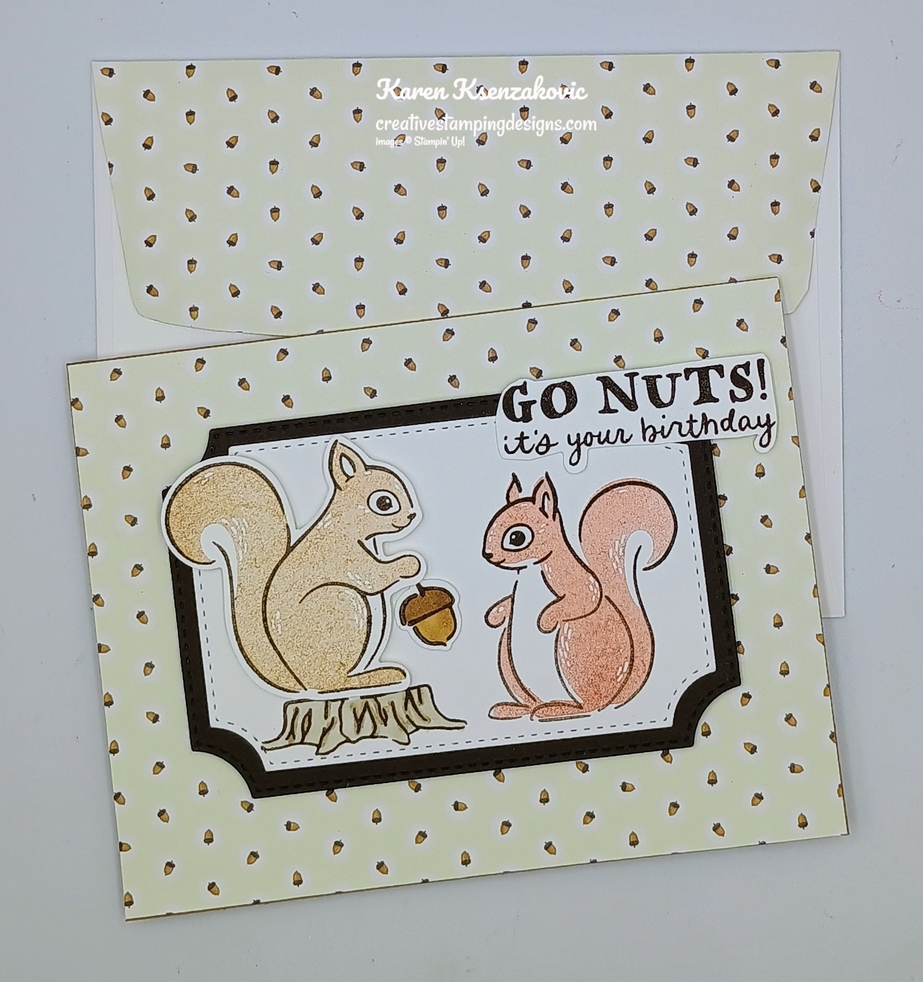Stampin’ Up! Fluffy Squirrel for The Happy Inkin’ Thursday Blog Hop ...