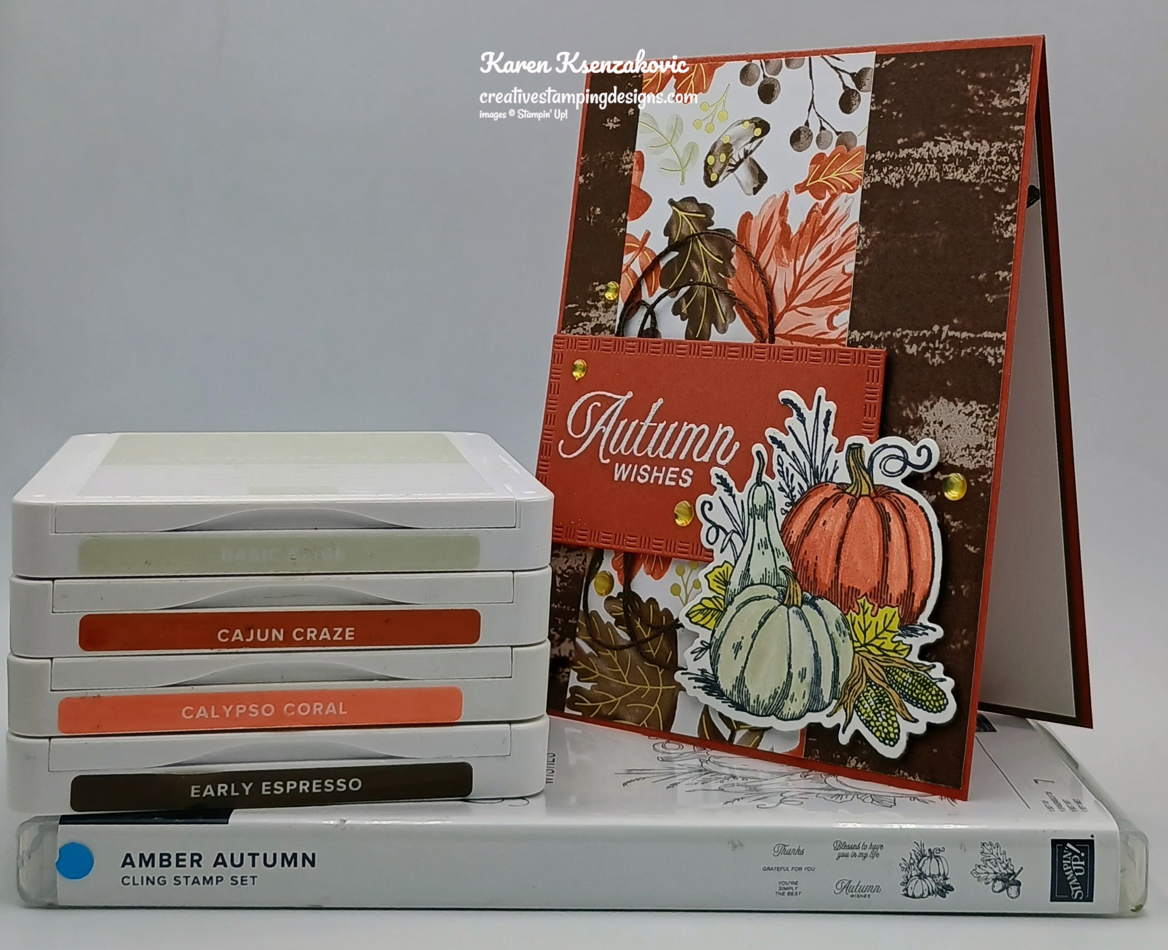 Stampin’ Up! Amber Autumn for The Card Concepts | Creative Stamping Designs