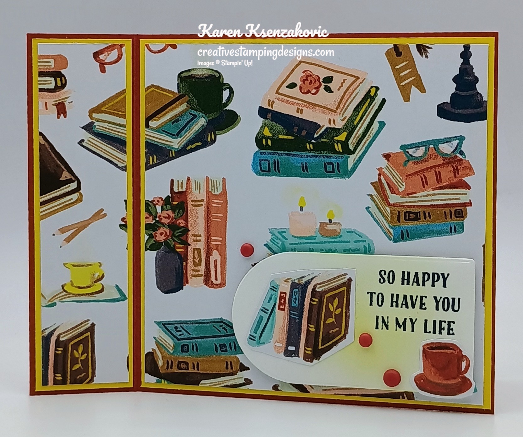 Stampin’ Up! Creative Haven for Fun Fold Friday | Creative Stamping Designs