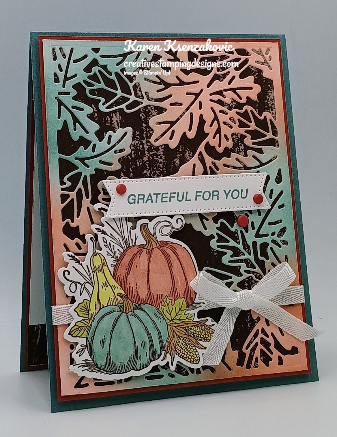 Stampin’ Up! Amber Autumn for The Card Concepts | Creative Stamping Designs