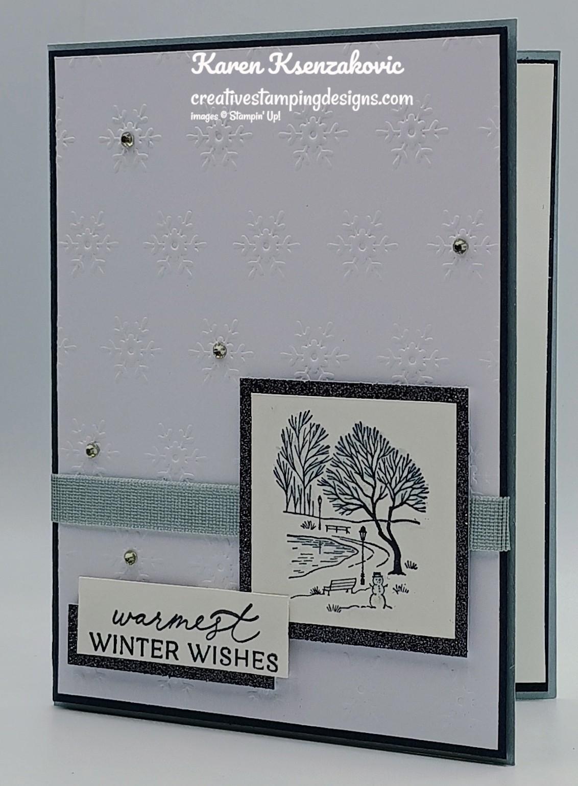Stampin’ Up! Winter Scenes CAS | Creative Stamping Designs