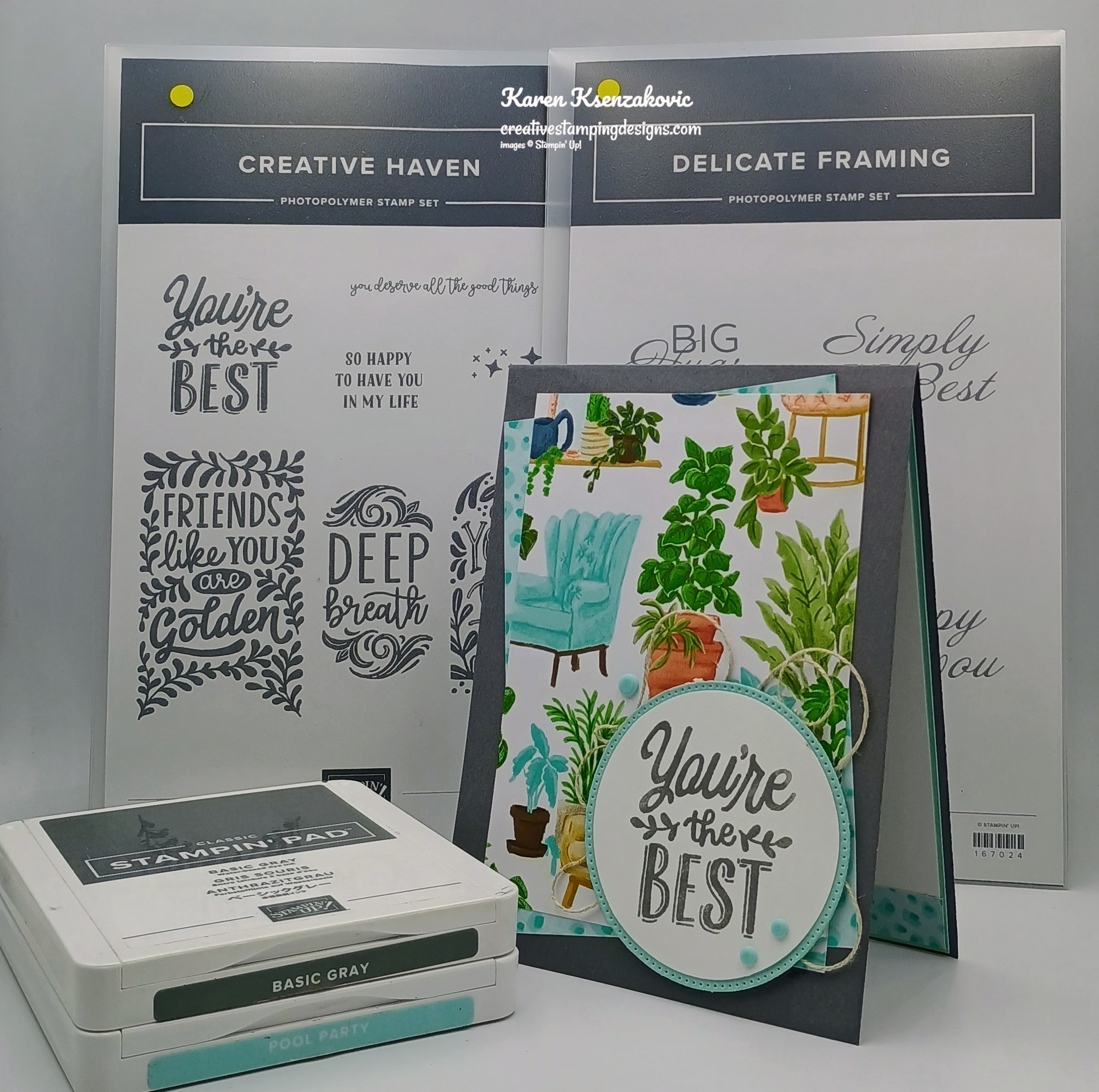 Stampin’ Up! Creative Haven CAS | Creative Stamping Designs