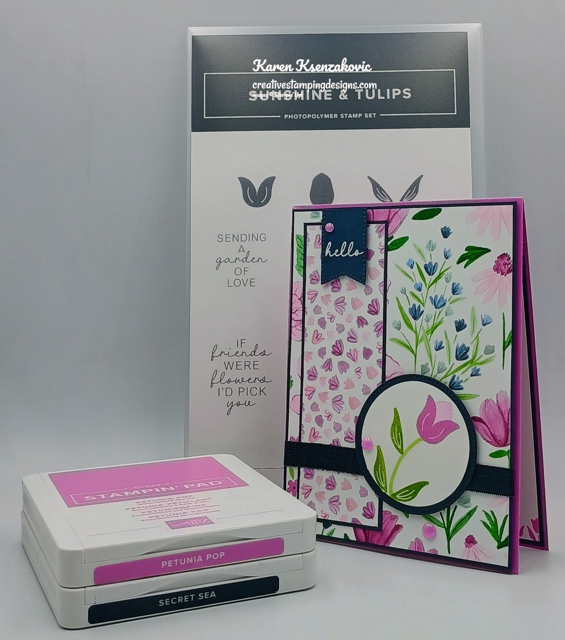 Stampin’ Up! Sunshine & Tulips | Creative Stamping Designs