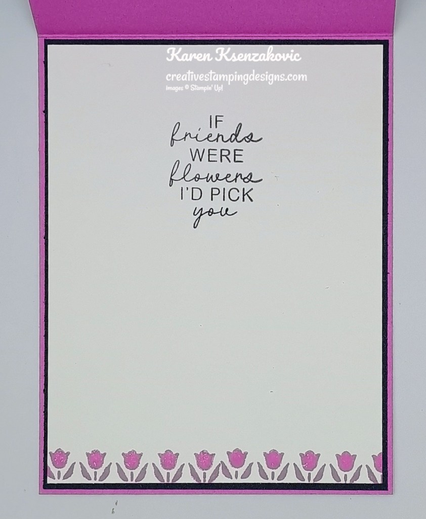 Stampin’ Up! Sunshine & Tulips | Creative Stamping Designs