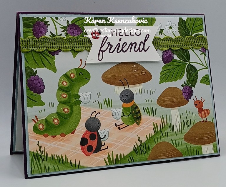 Stampin’ Up! Sweet Bugs CAS | Creative Stamping Designs
