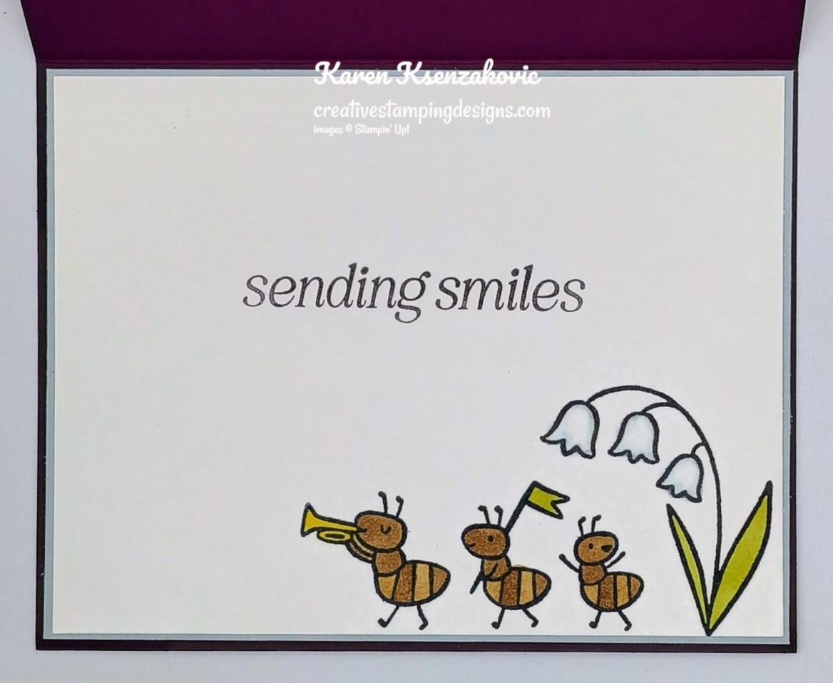 Stampin’ Up! Sweet Bugs CAS | Creative Stamping Designs