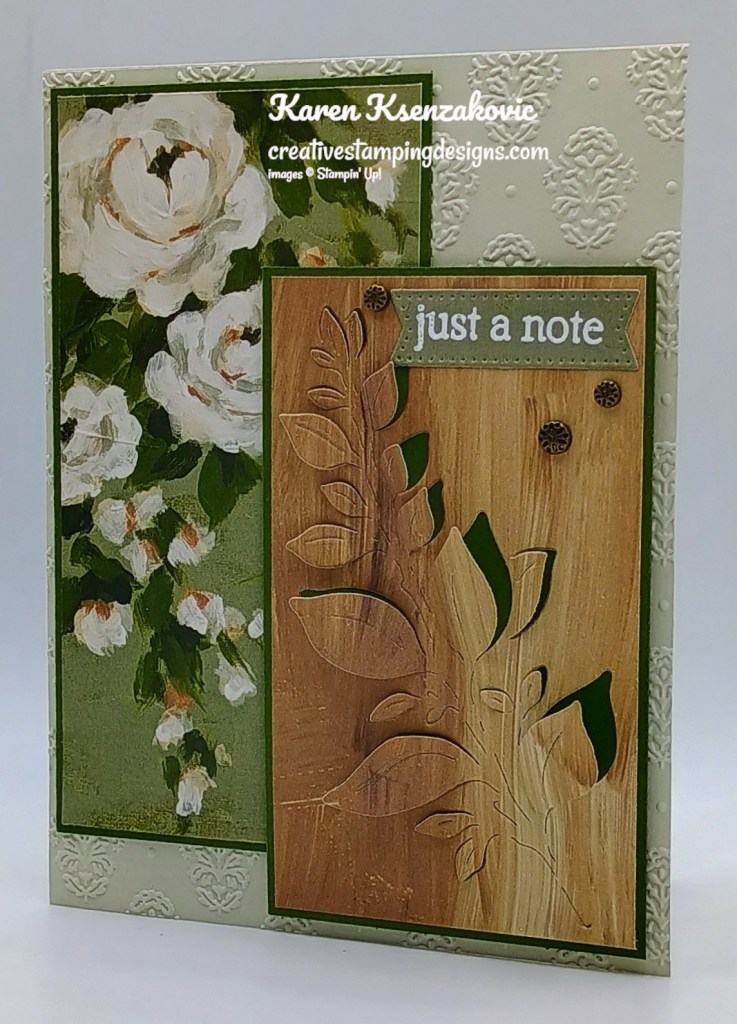Stampin’ Up! Beautiful Motifs Just A Note | Creative Stamping Designs
