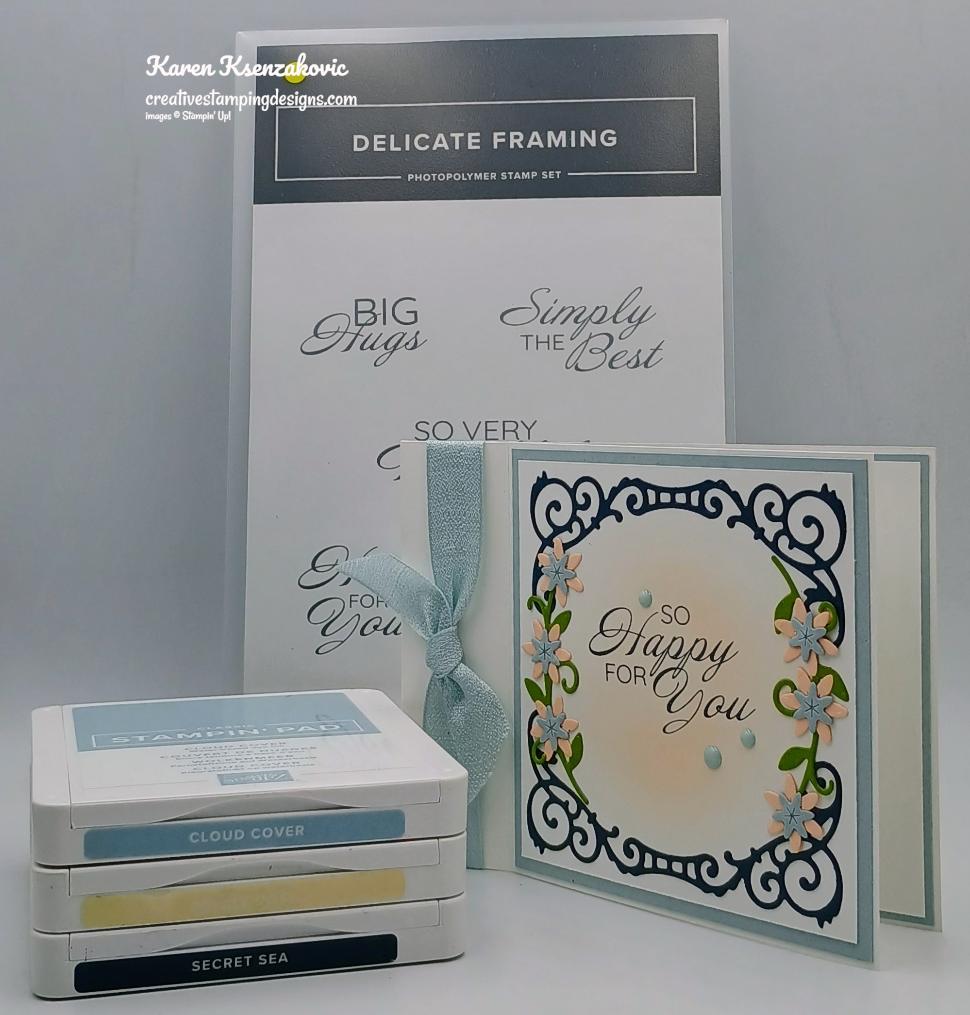 Stampin’ Up! Delicate Framing for Fun Fold Friday | Creative Stamping ...