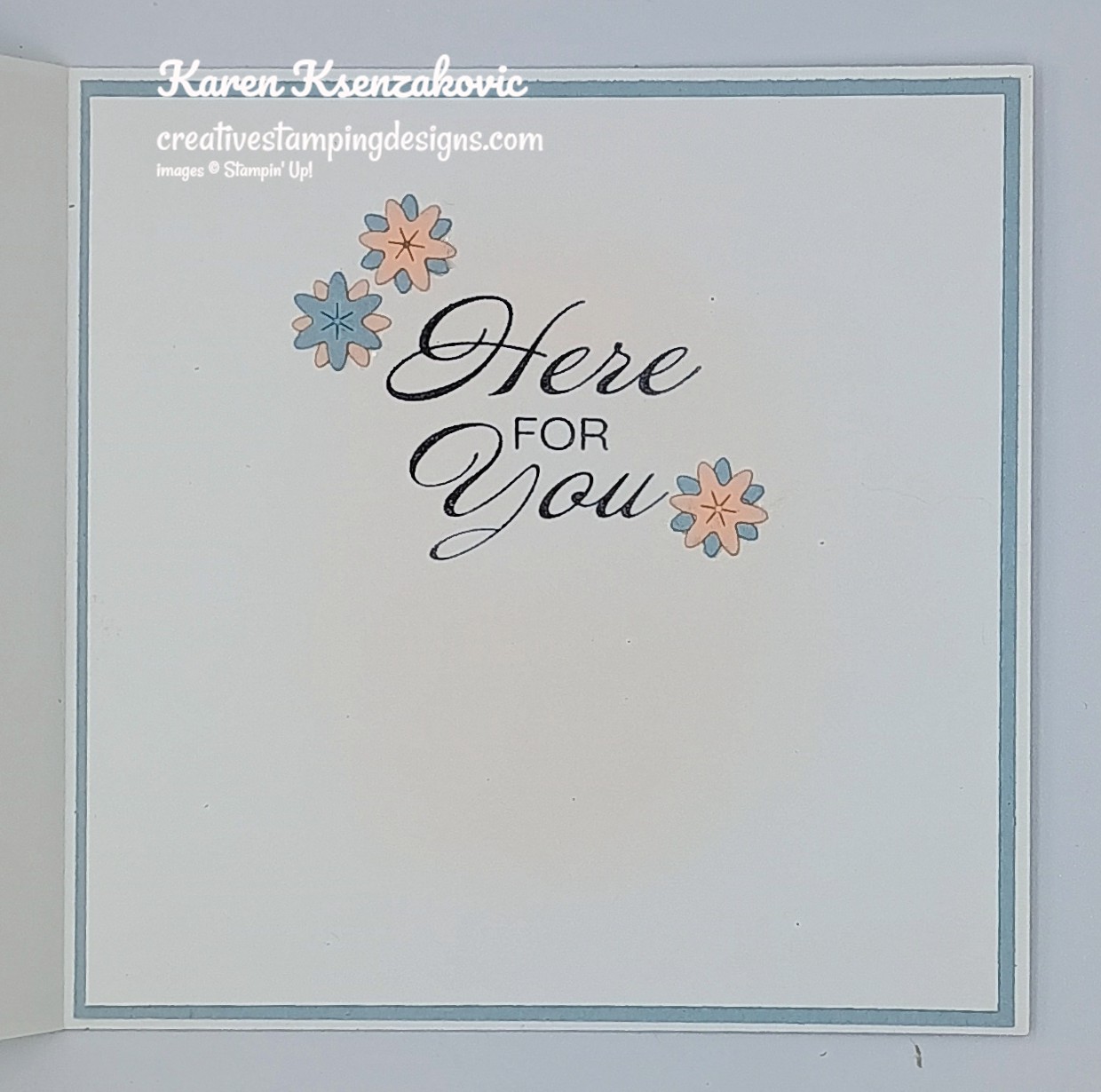 Stampin’ Up! Delicate Framing for Fun Fold Friday | Creative Stamping ...