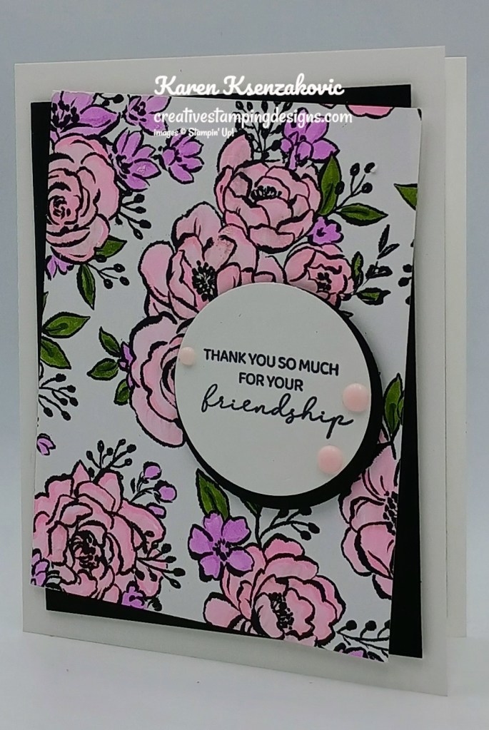 Stampin’ Up! Sending Salutations Friendship | Creative Stamping Designs
