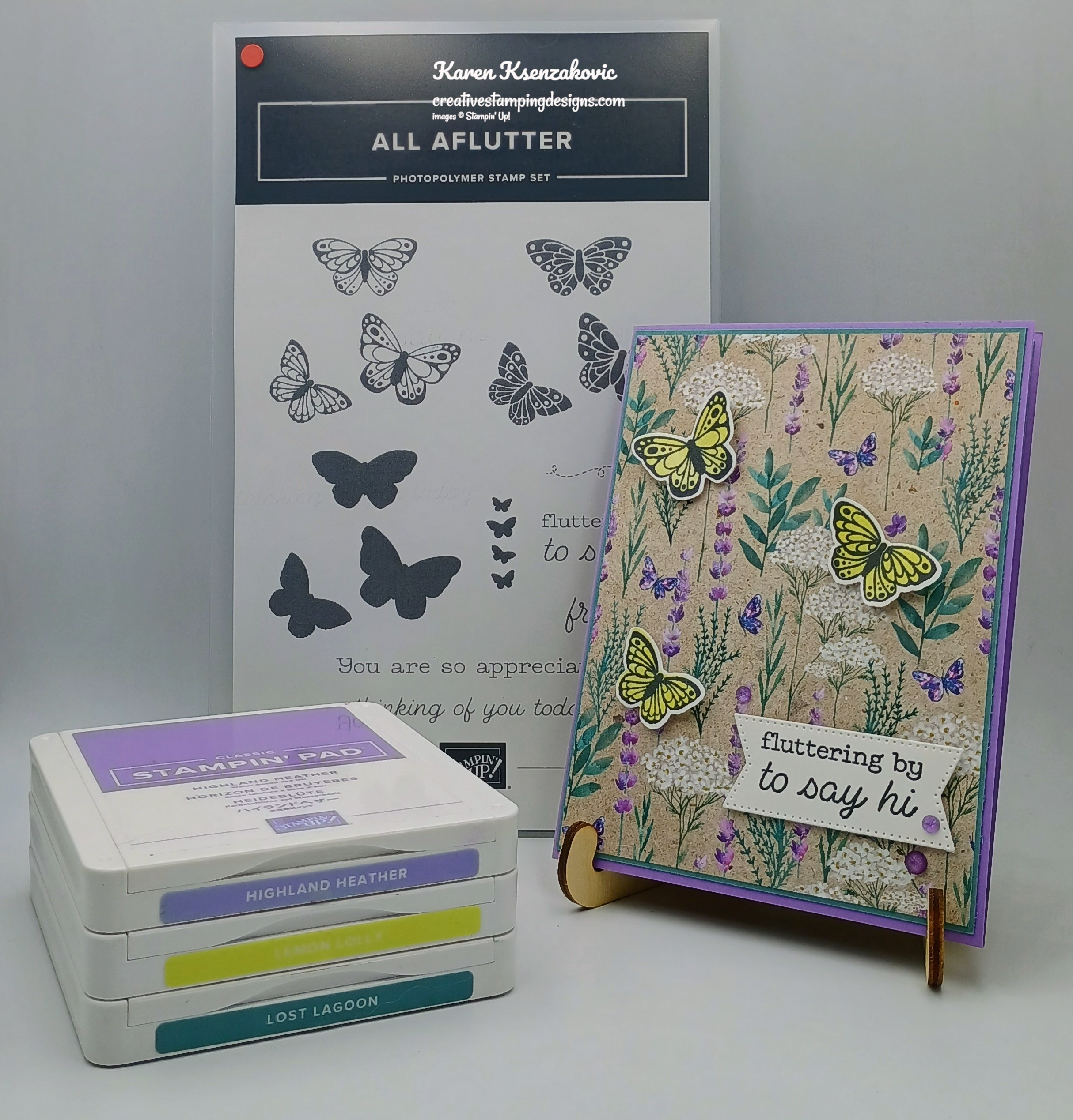 Stampin’ Up! All Aflutter | Creative Stamping Designs