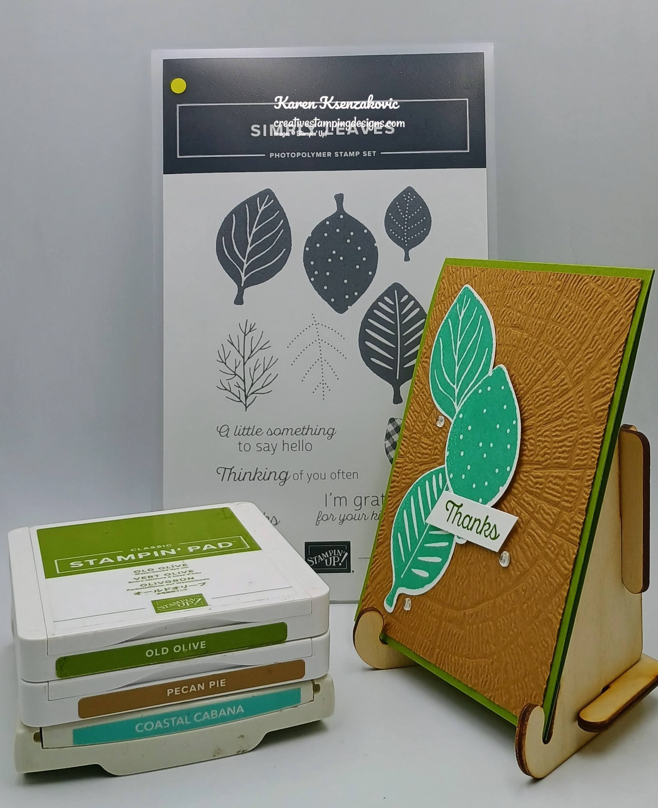 Stampin’ Up! Simply Leaves Thanks | Creative Stamping Designs